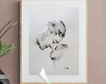 Baby Watercolor Painting - Etsy