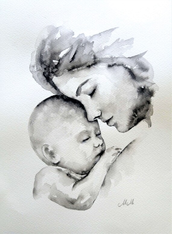 Pencil Art Mother Love