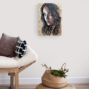 Profile Portrait on Wood - Wood Wall Decor - Wood Panel Art - Enjoy the ...