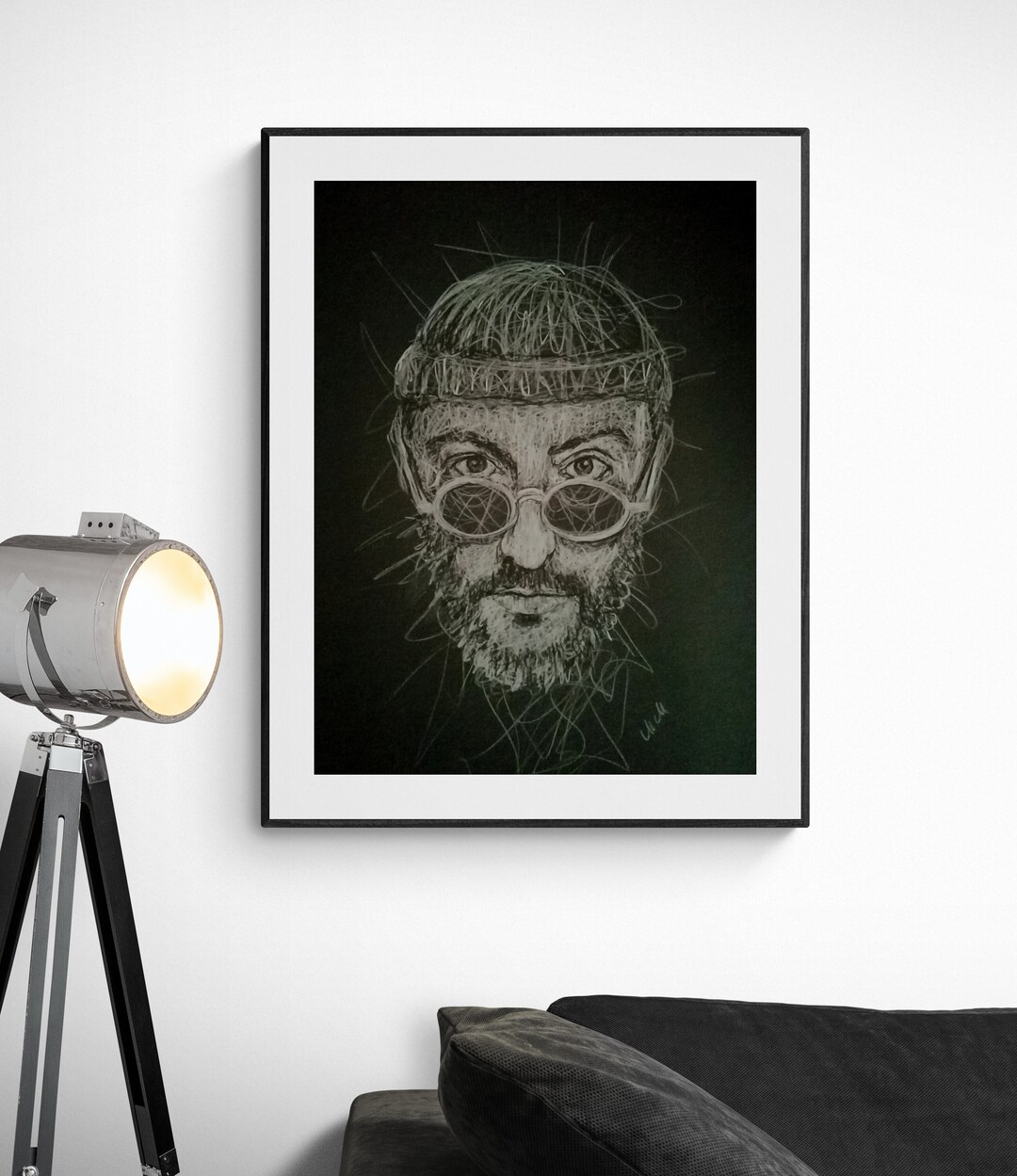 Thin Line Art Drawing - Custom Drawing From Photo - Funky Portrait ...