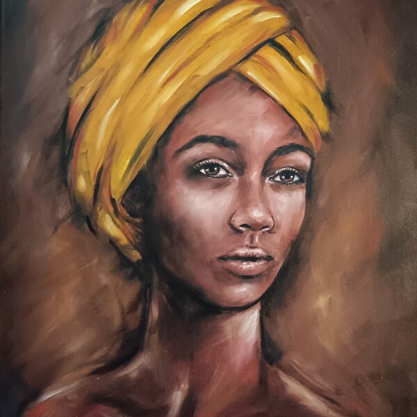 Afro Painting - Etsy