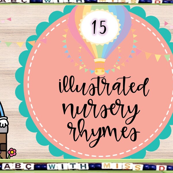 Nursery Rhyme Poster - Etsy