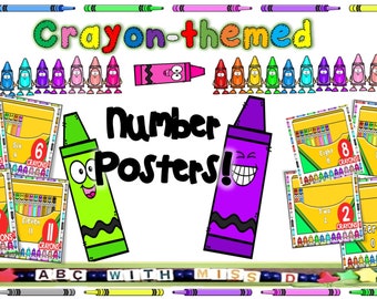 Crayon Theme Classroom - Etsy