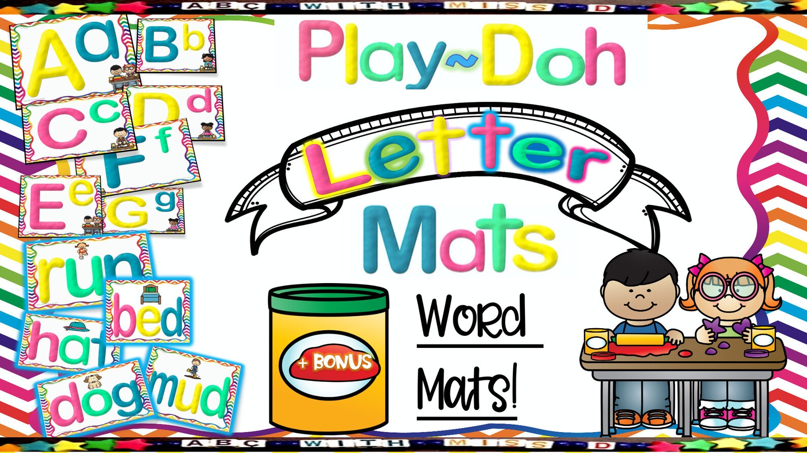 Preschool Playdough Mats for Learning Alphabet and Fine Motor - Etsy