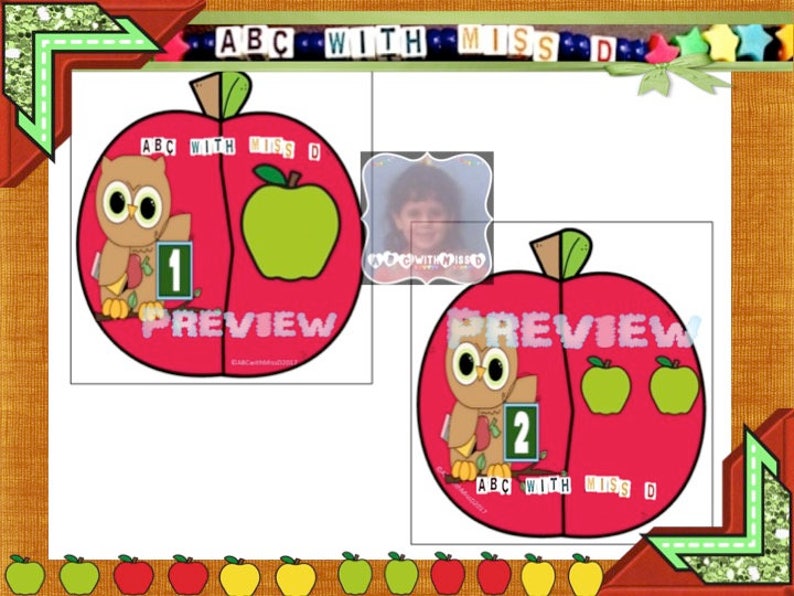 Apples and Owls Fall Themed Preschool Prek Kindergarten Math - Etsy