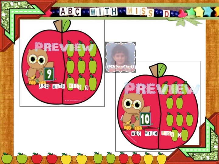 Apples and Owls Fall Themed Preschool Prek Kindergarten Math - Etsy