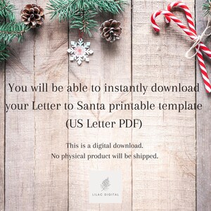 Ecrire Au Père Noël En Francais, Letter to Santa in French, Simple ...