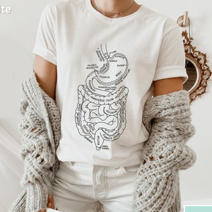 GI Tract Shirt, Digestive Tract Tshirt, Anatomy T-shirt, GI Tract ...