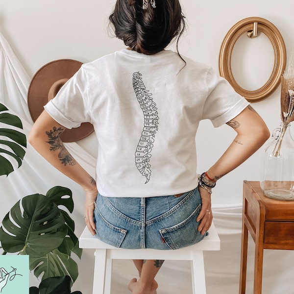 Spine Anatomy Shirt - Etsy