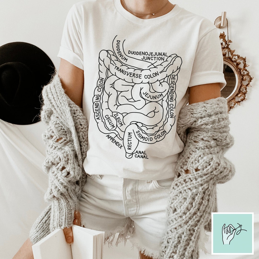 Intestines Anatomy Shirt, Intestines Shirt, Intestinal Anatomy ...