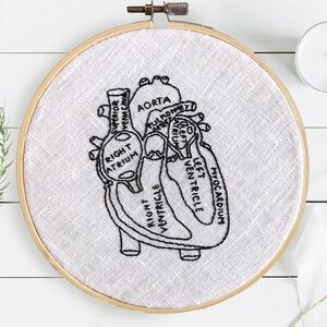 Anatomy Embroidery Pattern Bundle, Nurse Embroidery Guide, DIY Medical ...