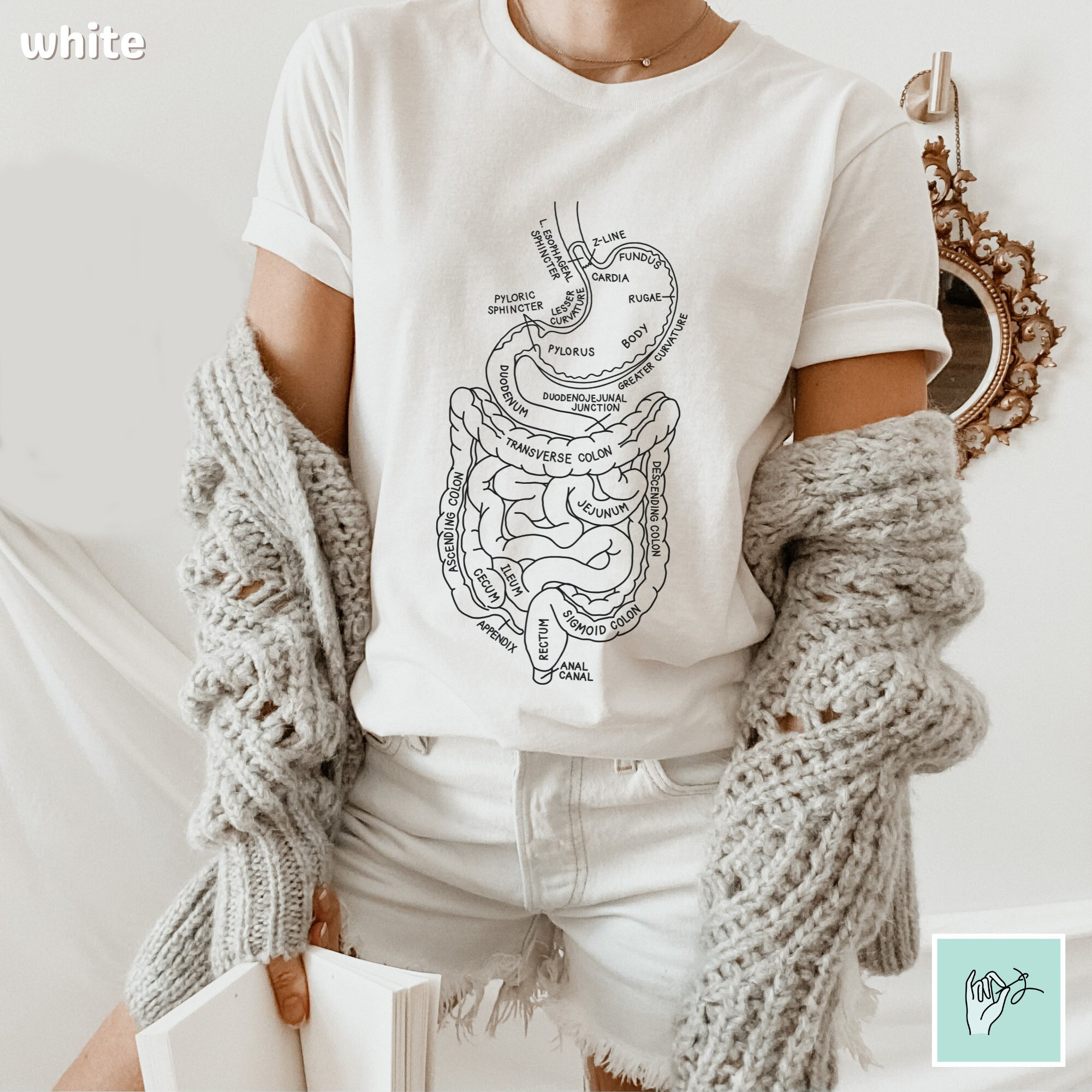 GI Tract Shirt, Digestive Tract Tshirt, Anatomy T-shirt, GI Tract ...