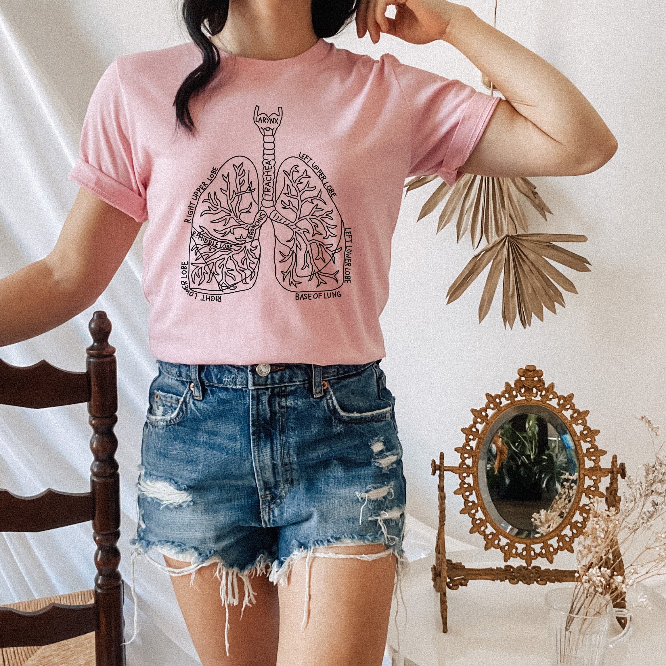 Lung Anatomy Shirt, Lungs Anatomy Shirt, Medical Student Shirt ...