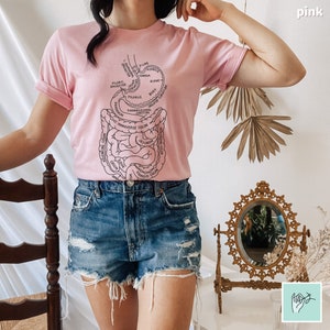GI Tract Shirt, Digestive Tract Tshirt, Anatomy T-shirt, GI Tract ...