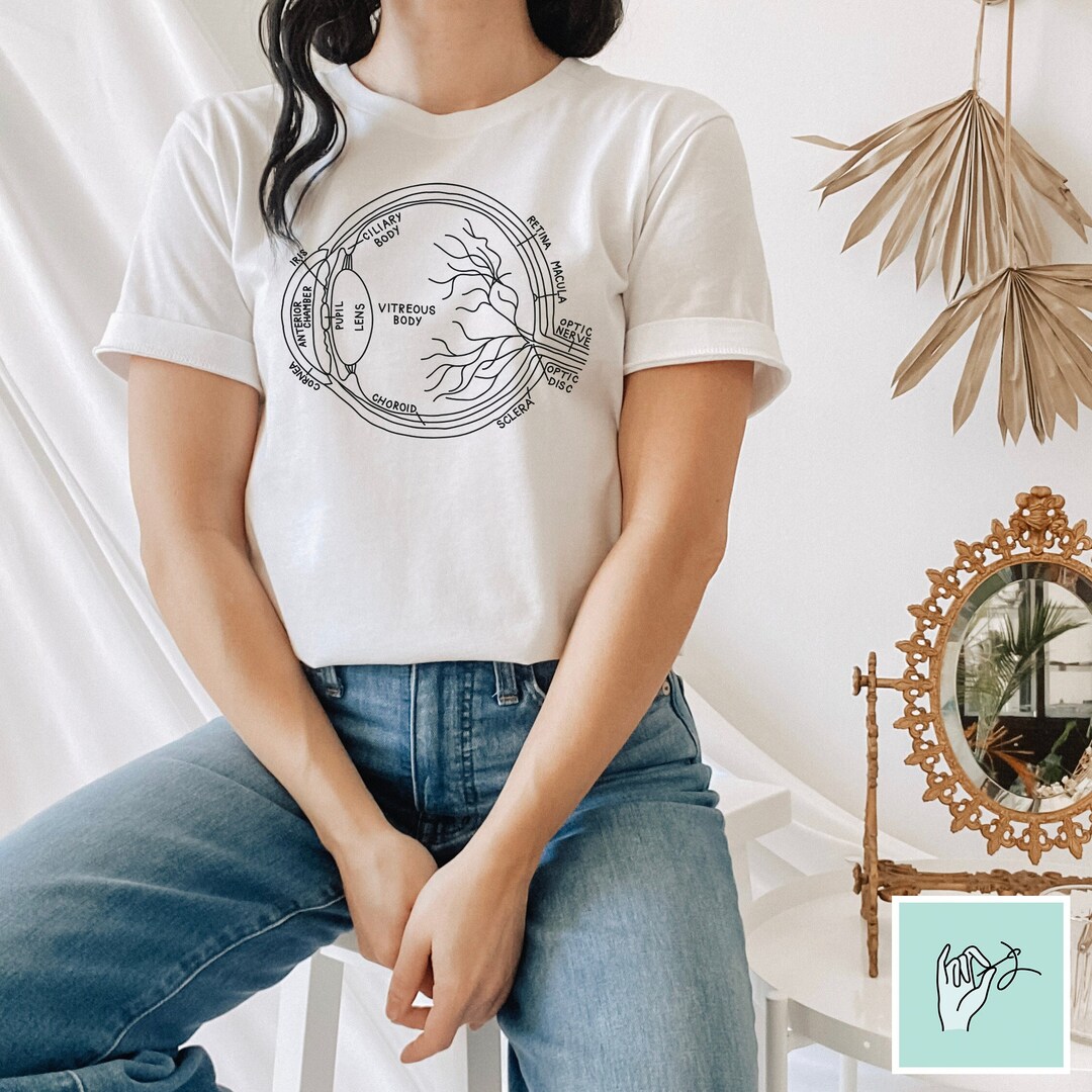 Eye Anatomy Shirt, Eyeball T-shirt, Eye Shirt, Optometry Shirt ...