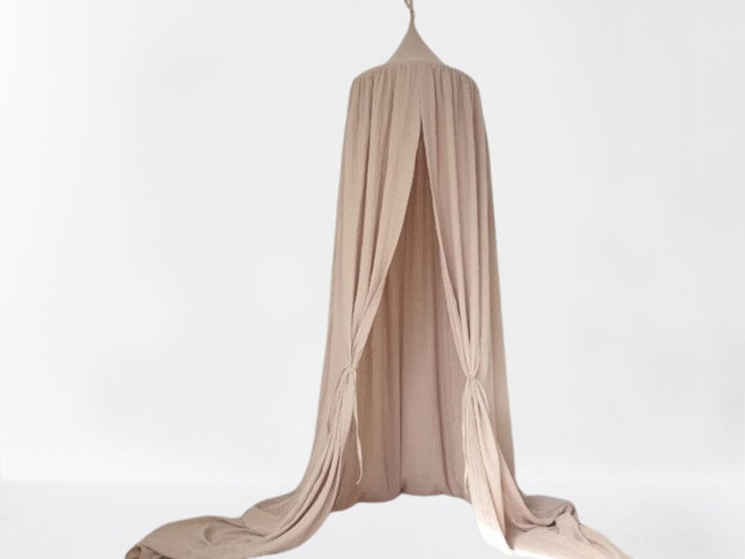 Bed Canopy, Bed Baldachin Tent, Nursery Cot Canopy for House Bed, Kids ...