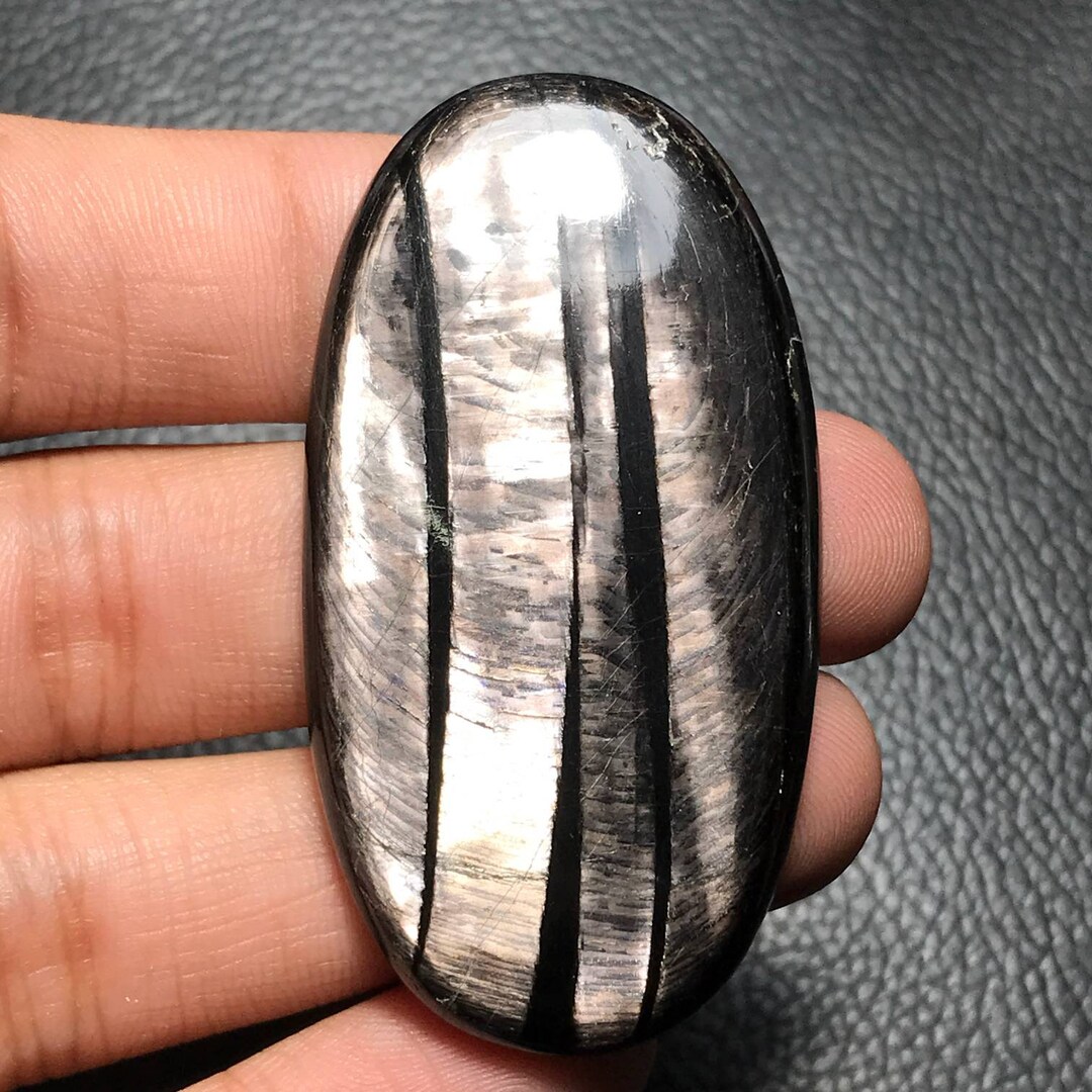 Hypersthene Cabochon...oval Cabochon...54x29x7 Mm...119 Cts...a#l803 - Etsy