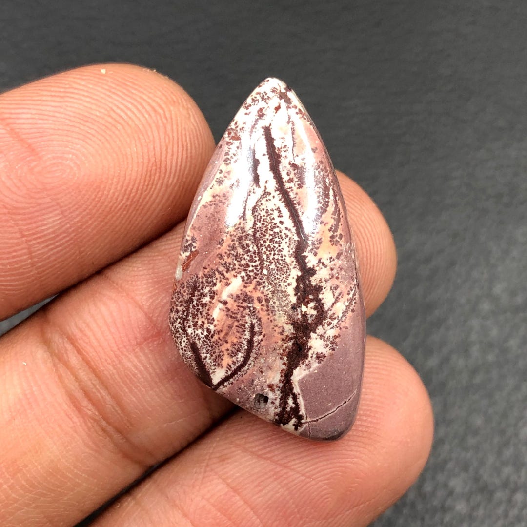 Sonora Dendritic Rhyolite Cabochon... Freeform Cabochon...28x15x5 Mm ...