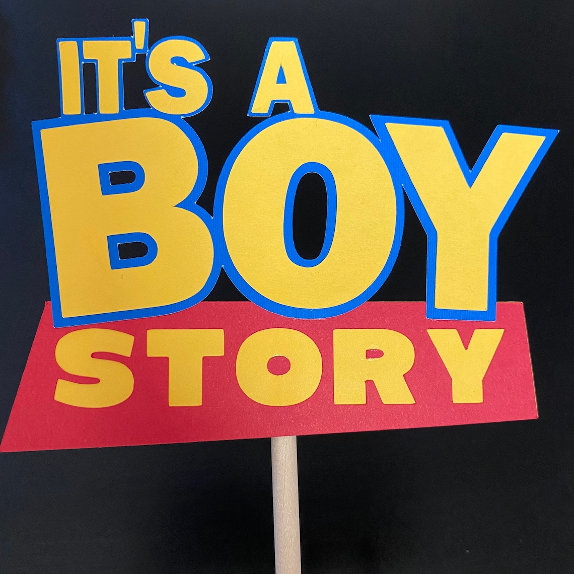 Its A Boy Story Cake Topper - Etsy Hong Kong