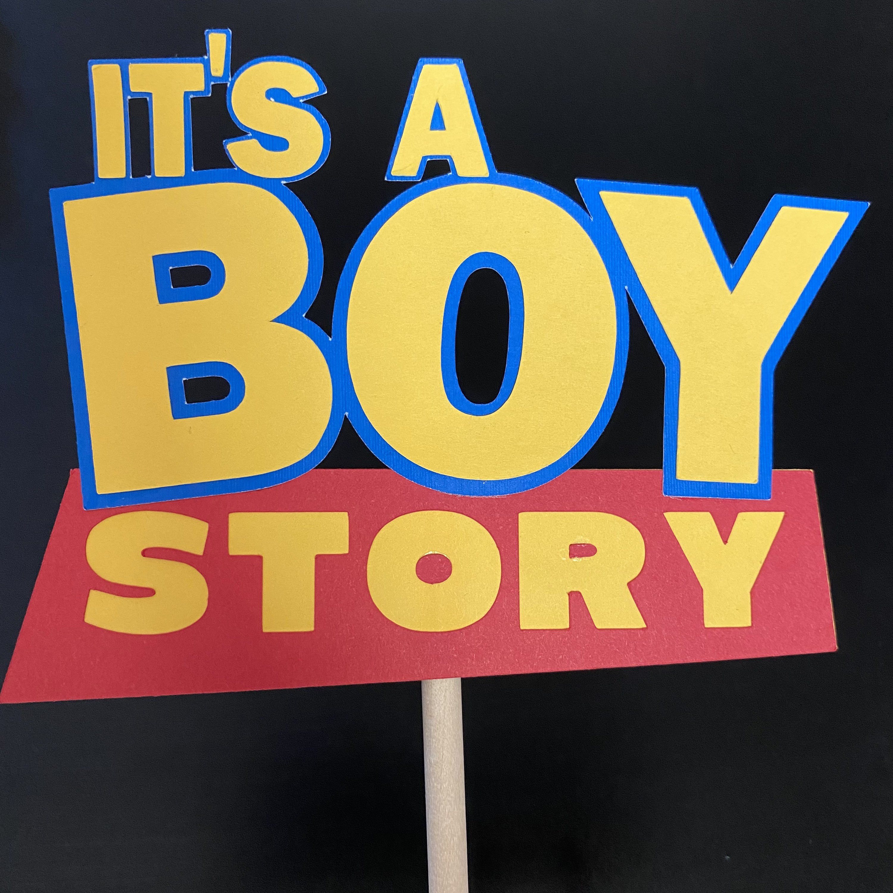It’s A Boy Story Cake Topper - Etsy