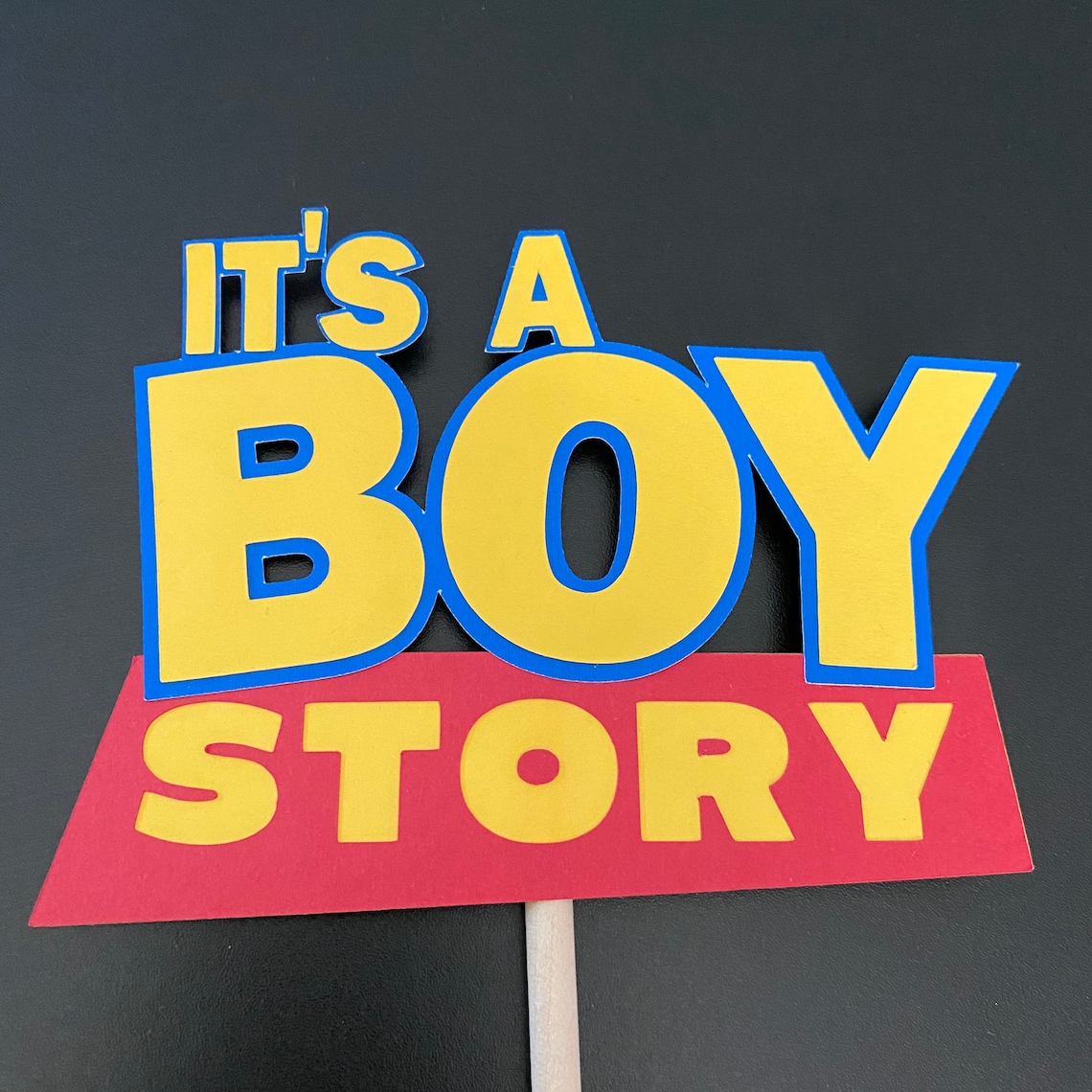 It’s A Boy Story Cake Topper - Etsy