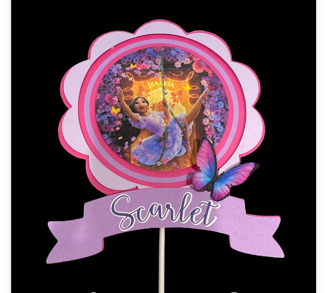 Encanto Isabela Cake Topper and Cupcake Toppers - Etsy