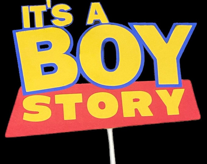 Its A Boy Story Cake Topper - Etsy