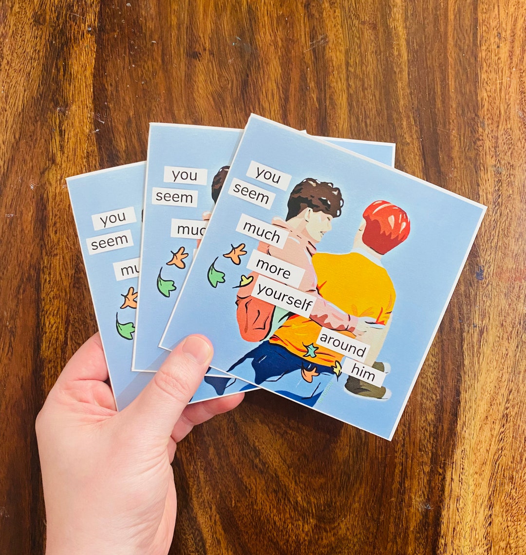 Heartstopper Card - Etsy