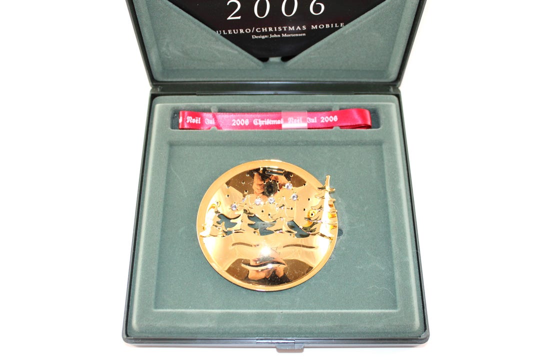 Georg Jensen - the Winter Landscape - Coated With 24 Karat Gold - IN ...