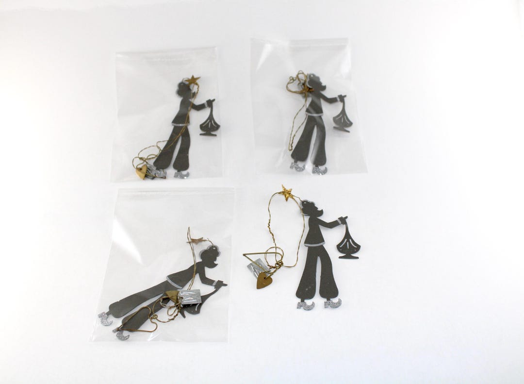 Walter & Co - 4 Lovely Christmas Metal Ornaments - Design in Denmark ...