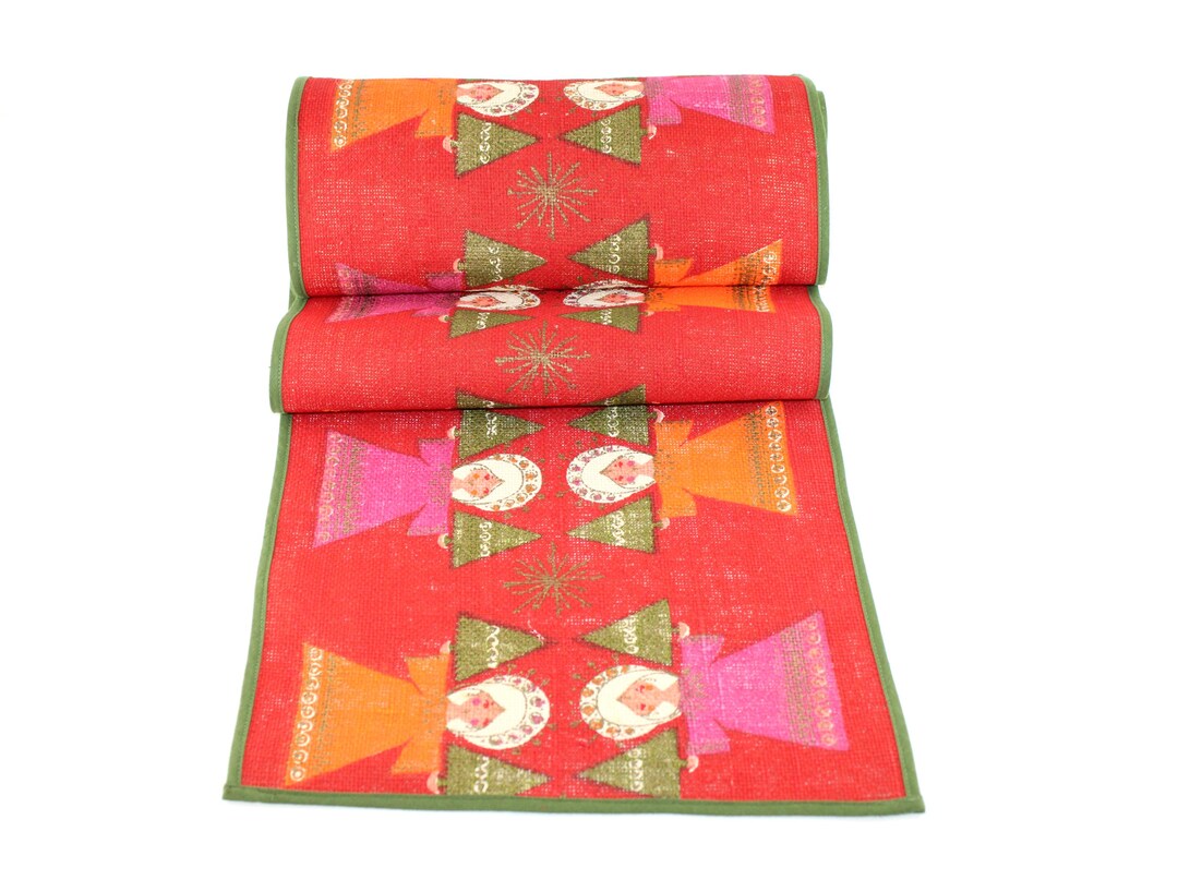 Vintage Södahl Christmas Table Runner – Danish Angel Design, 1970s - Etsy