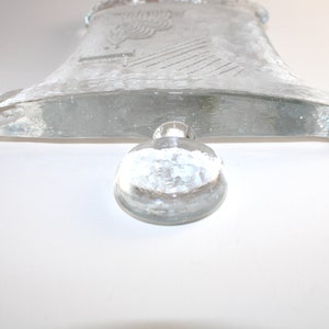 Kosta Boda - XL - Large and Heavy Beautiful Glass Ornament - BELL ...