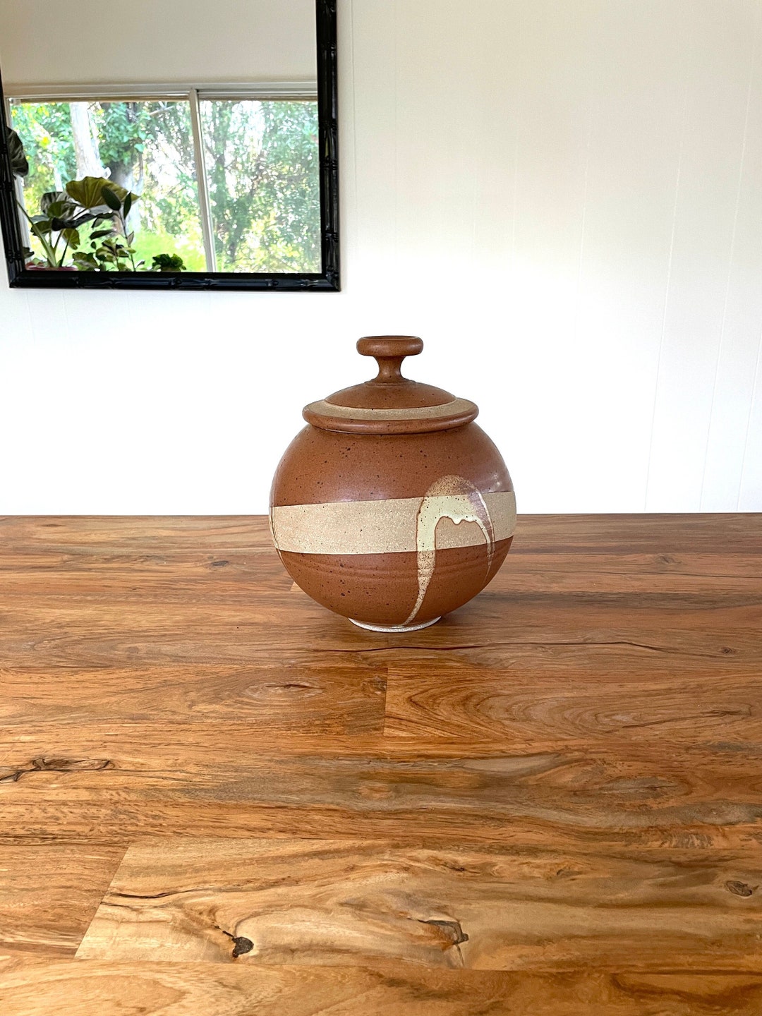 Vintage Charlie Richmond 70's Studio Pottery Large Round Lidded ...