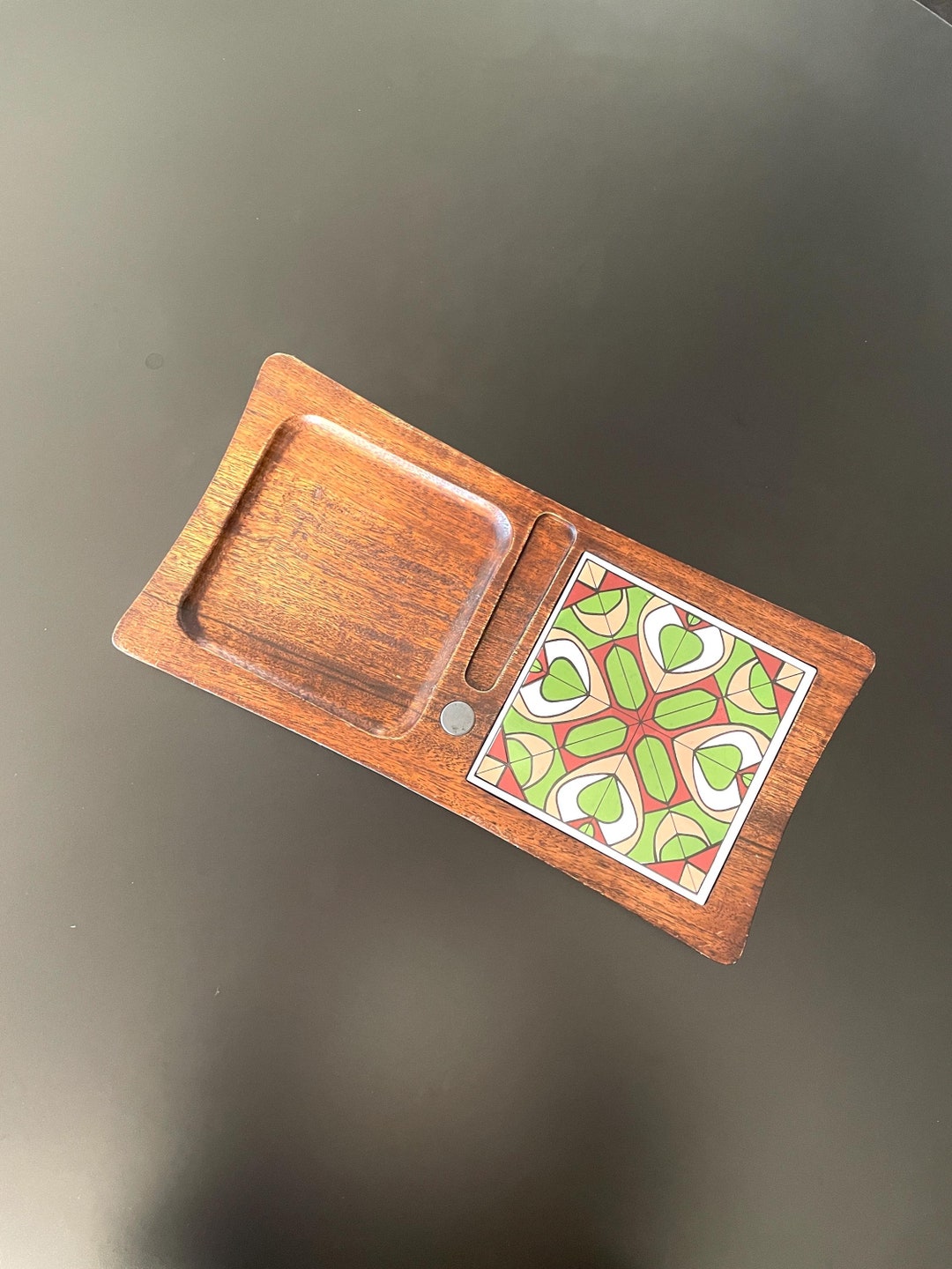 Vintage Mid Century Wood and Tile Cheese Board Made in Japan - Etsy