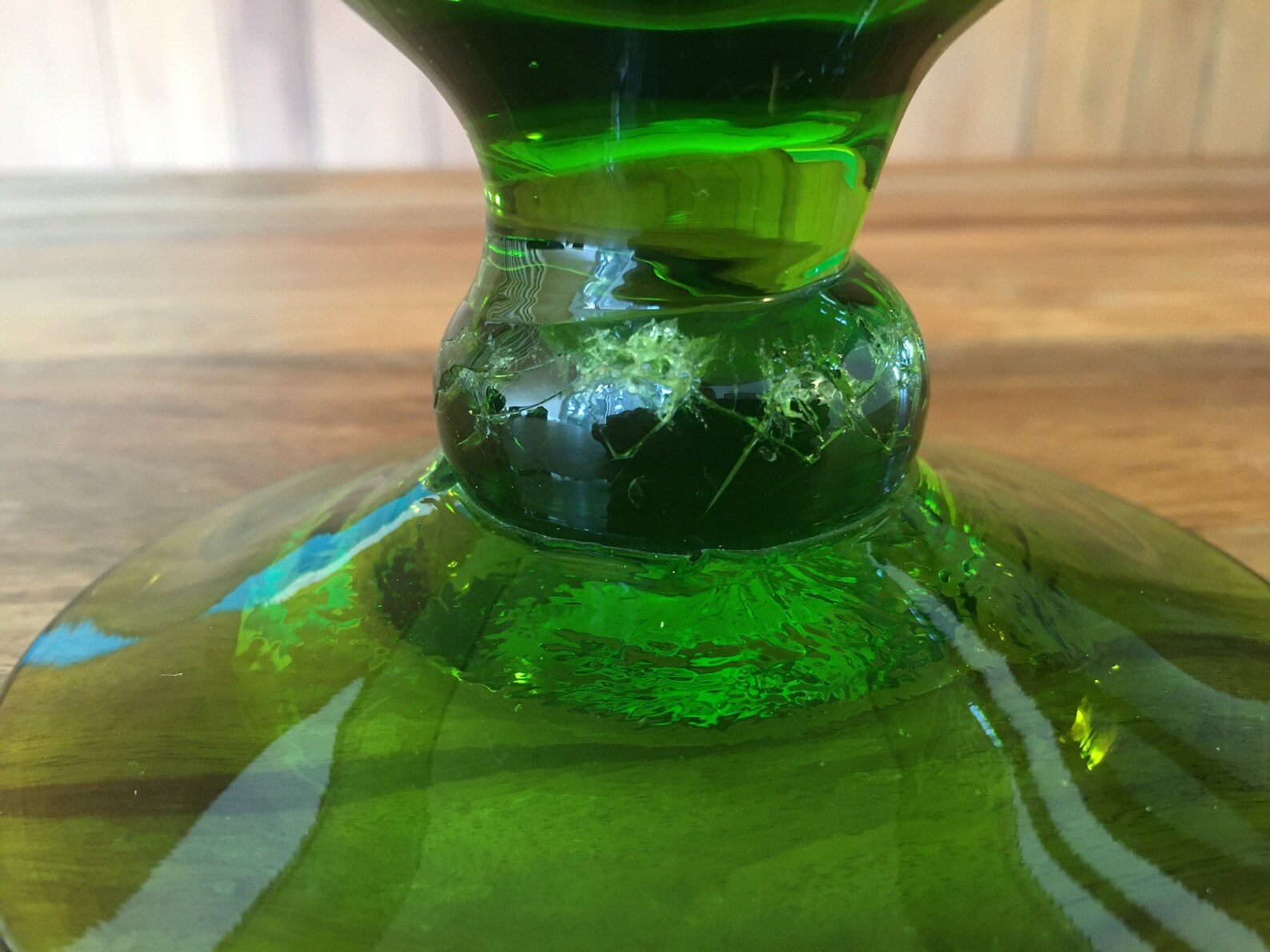 Vintage Blenko Olive Green Compote Dish 629S | Etsy