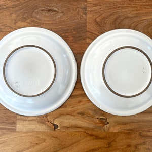 Vintage Heath Ceramics Rim Line White Bread Plates, Set of 2 - Etsy