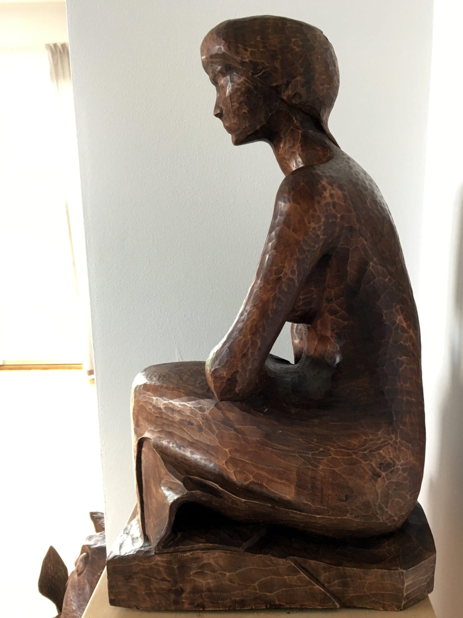 Sitting Woman Sculpture - Etsy