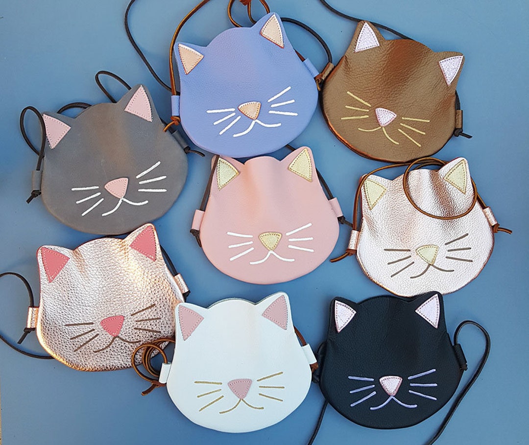 Handmade Cat Purse | Toddler Crossbody Bag, Little Girl Gift - Etsy