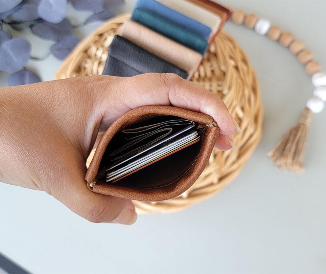 Genuine Leather Coin Purse |mini Pouch Bag | Metallic Gold Leather ...