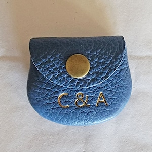 Small Leather Ring Purse| Ring Purse| Leather Ring Holder| Wedding Ring ...