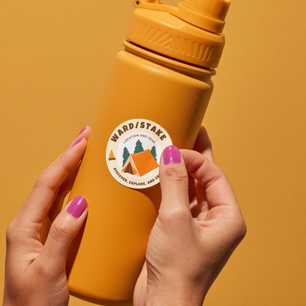 Camp Stickers - Etsy