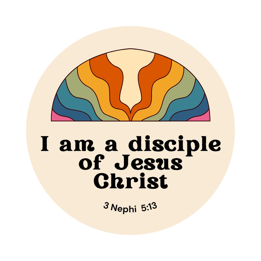 LDS Youth Theme Sticker 2024 - I Am A Disciple of Jesus Christ - Magnet ...