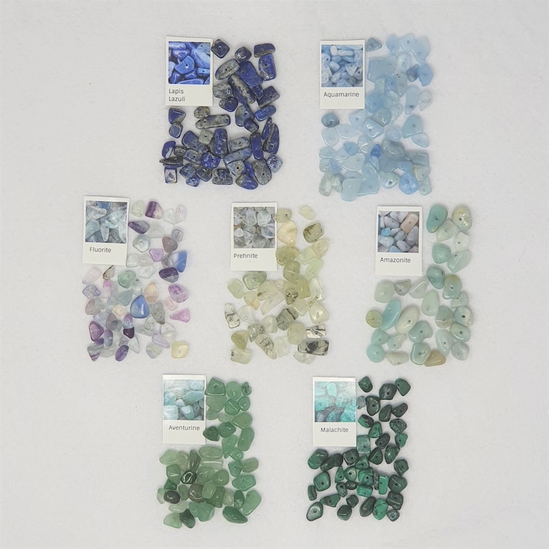 Choose Your Own Gemstone Crystal Chip Mix Beads 12g Free Box - Etsy