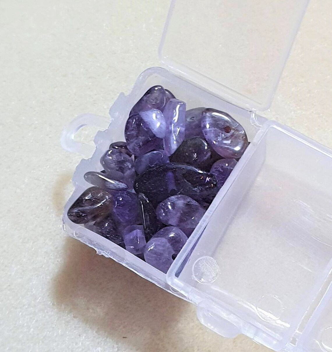Choose your own Gemstone Crystal Chip Beads 12g free box when | Etsy