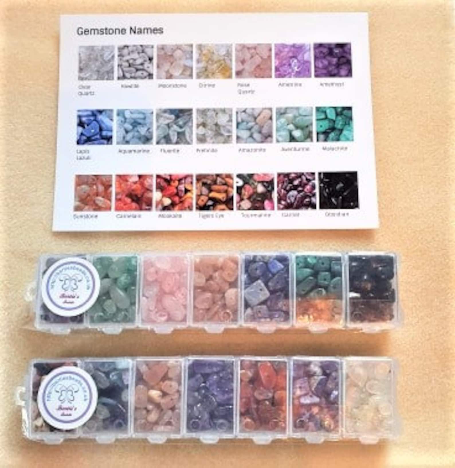 Choose Your Own Gemstone Crystal Chip Mix Beads 12g Free Box - Etsy