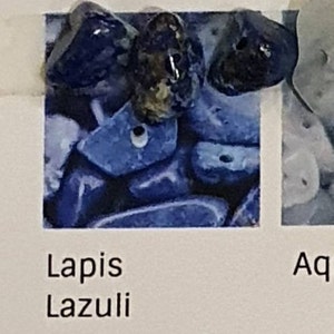 3 Chips of 21 Types of Gemstones Drilled - Etsy