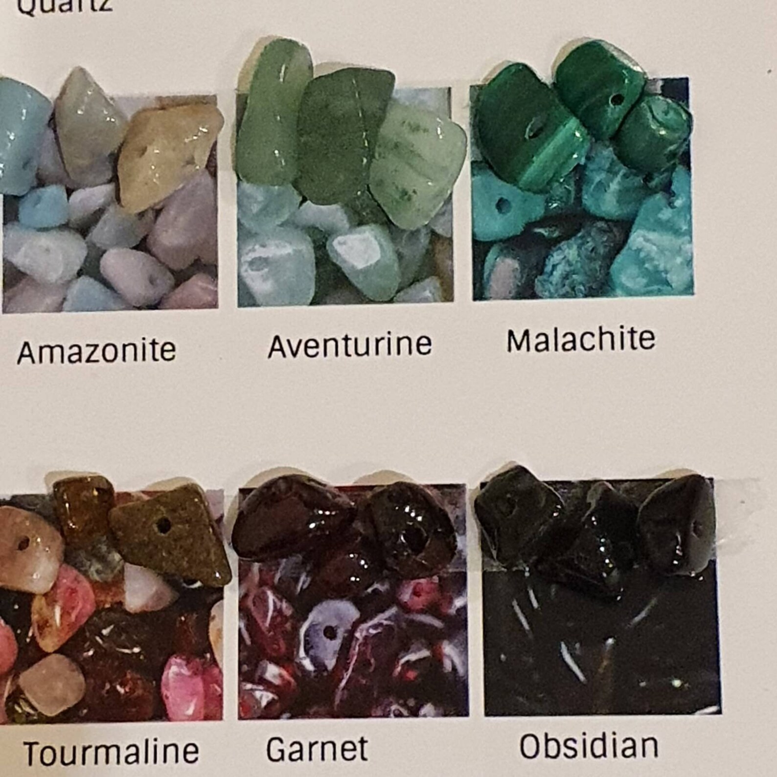 3 Chips of 21 Types of Gemstones Drilled - Etsy
