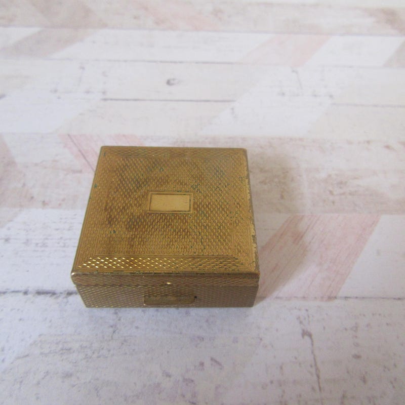 Brass Pill Box - Etsy