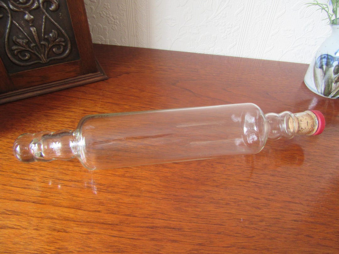 Vintage Pyrex Glass Rolling Pin. Cork With Pyrex and Logo. Nicely ...