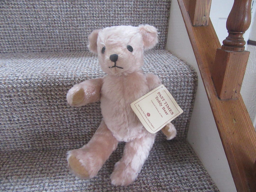 Vintage English Teddy Bear. Past Times Deans Mohair Fully Jointed ...